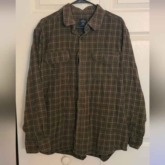 Faded Glory | Shirts | Olive Green Flannel Faded Glory Button Up | Poshmark